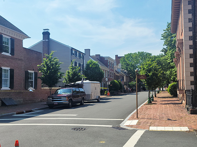 New Castle's colonial streets offer living history lessons without the expensive tuition fees.