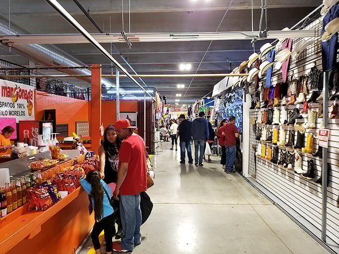 Narrow pathways between vendor stalls create a labyrinth of discovery where getting lost means finding exactly what you didn't know you needed.