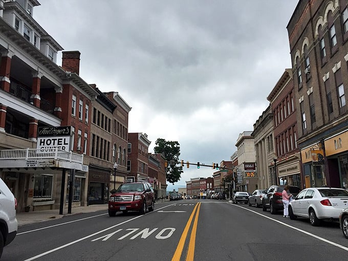 Snow dusts Frostburg's main street, creating a winter wonderland where affordability and charm snowball into perfect retirement living.