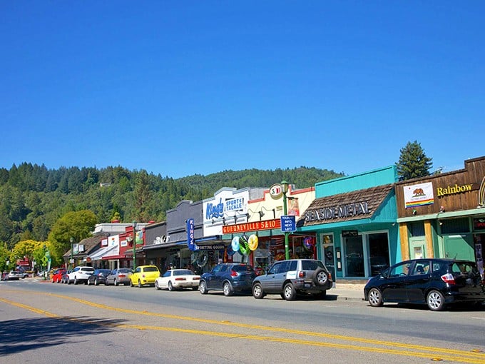 Guerneville: That 5&10 store isn't just nostalgic—it's authentic! This town preserves California's free-spirited past while making room for everyone today.