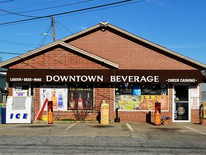 This corner building in Lavonia has probably seen everything from Model Ts to Teslas pass by its watchful windows.