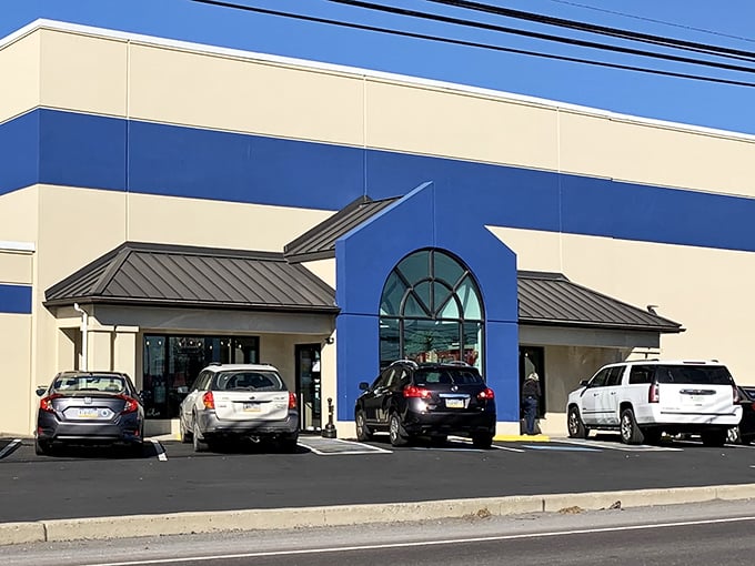 The welcoming entrance with convenient parking makes hauling home that perfect armchair remarkably painless.