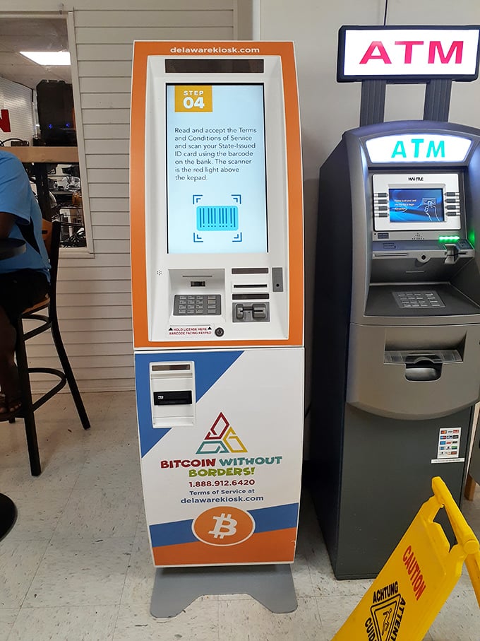 Modern convenience meets old-school bargain hunting. Even treasure seekers sometimes need cash—or Bitcoin—for that can't-miss vintage find.