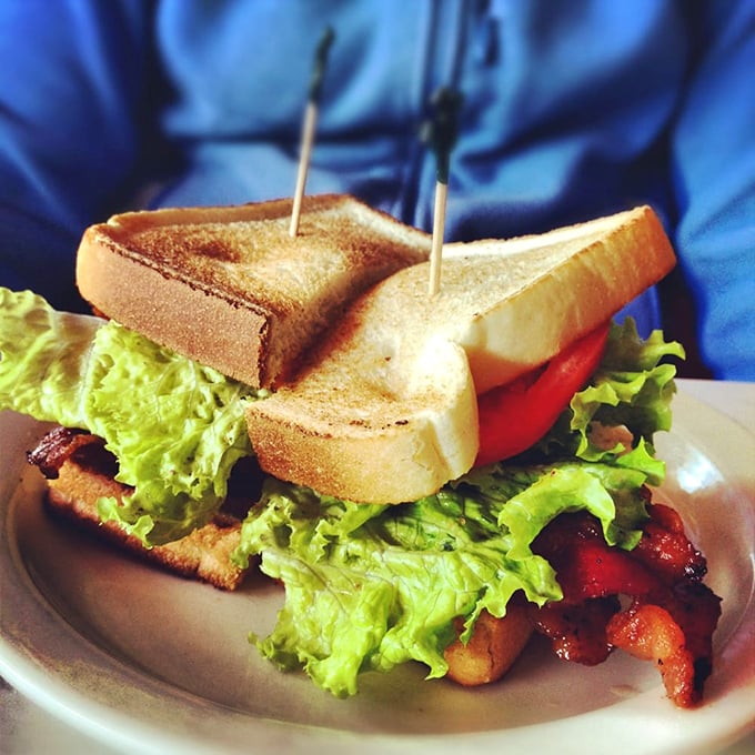 Some say the BLT is just a simple sandwich. Those people haven't seen this beauty—where bacon, lettuce, and tomato achieve perfect harmony.