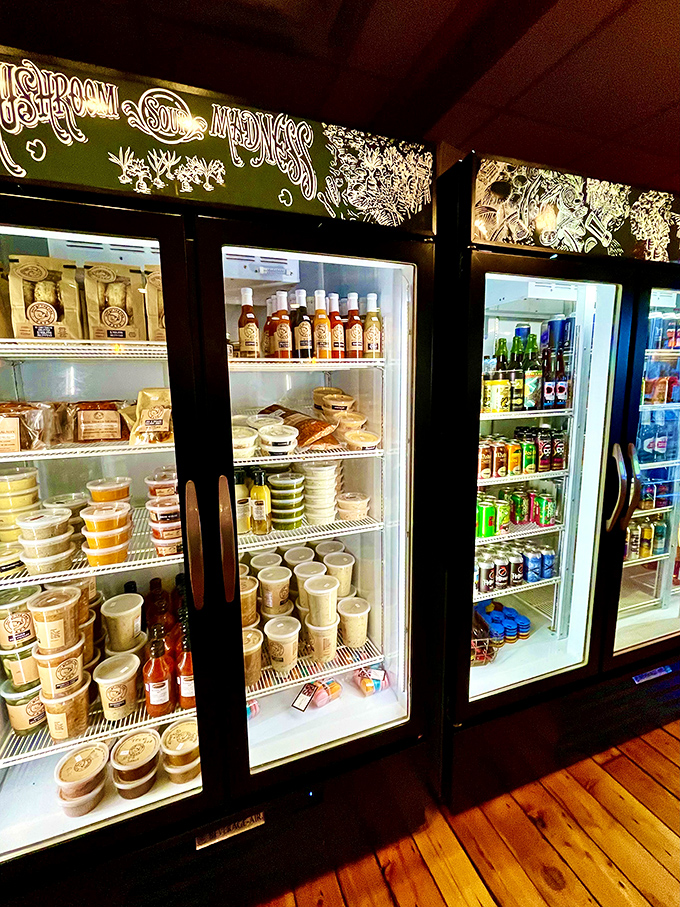 A refrigerator that doesn't just store food – it showcases culinary treasures like a museum of delicious possibilities.