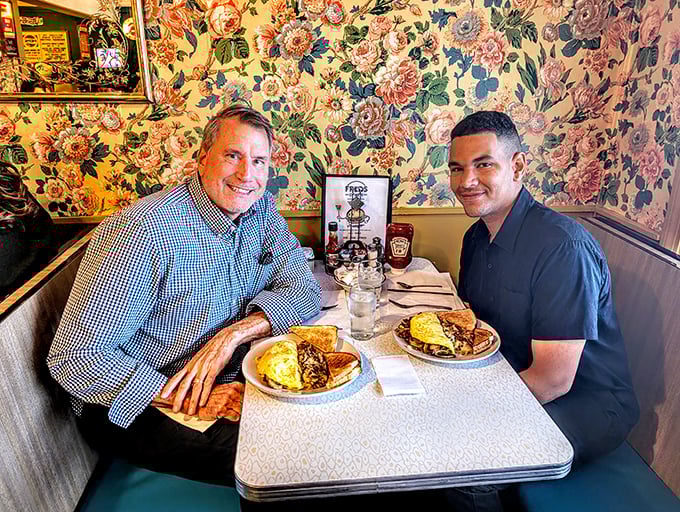 These booths have witnessed first dates, family celebrations, and countless regulars who consider Fred's their second dining room.