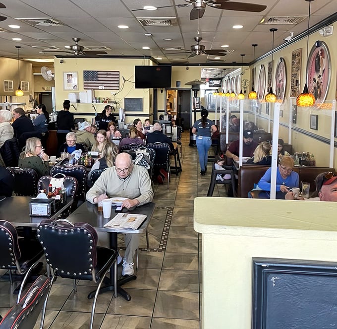 Where strangers become regulars and regulars become family—the dining room hums with the beautiful cacophony of community and comfort food.