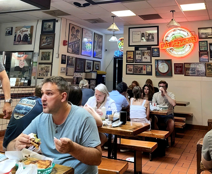The diverse crowd of diners speaks volumes—when both tourists and locals brave the lines, you know you've found culinary gold.