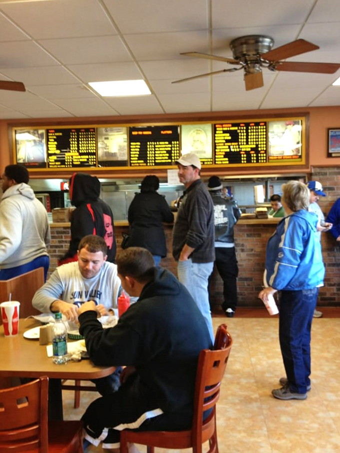 The lunch rush reveals the true character of a place—locals lining up, patiently waiting their turn for a taste of Delaware's finest.