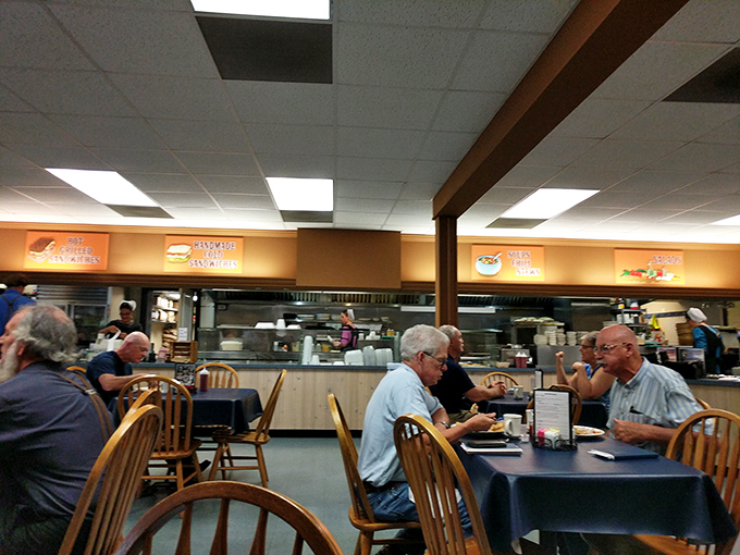 The dining room hums with the satisfied murmurs of locals who know they've kept this gem to themselves long enough.