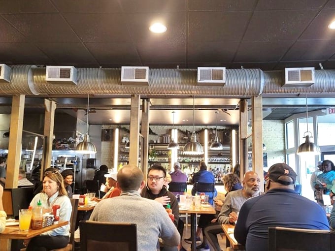 The true measure of a great restaurant isn't just the food—it's the diverse crowd willing to wait for a table on a busy morning.