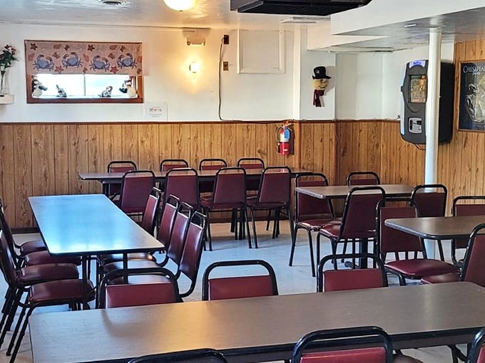The dining room might not win design awards, but those tables have hosted more memorable meals than most five-star restaurants.