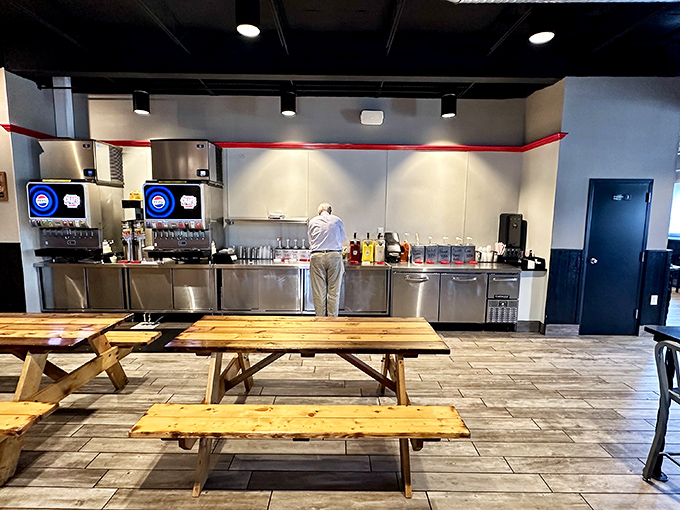 Where the magic happens – construction workers and office workers united by their love of exceptional meat in a no-nonsense dining room that feels like Baltimore's living room.