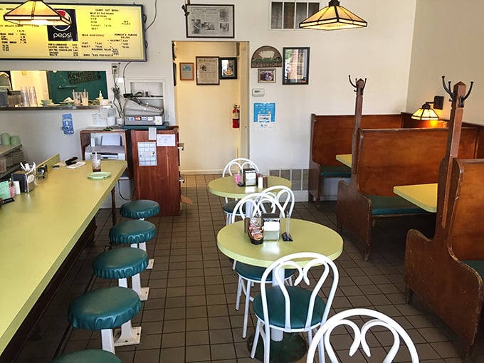 The dining room feels like it's been welcoming hungry patrons since before Instagram food photos were a thing—because it has.