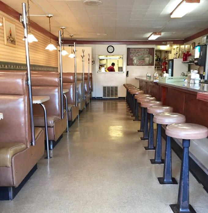 Classic diner architecture where every booth has witnessed decades of community conversations and pie celebrations.