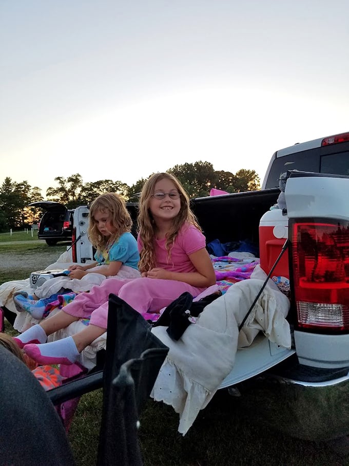 Cozy blankets, pickup truck beds, and excited kids—the perfect drive-in setup. These memories will last far longer than any streaming service subscription.
