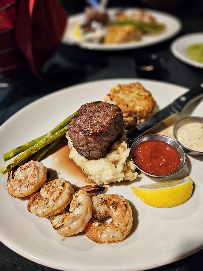 When land meets sea on a plate, magic happens. This surf and turf isn't just dinner—it's a celebration waiting for an excuse.