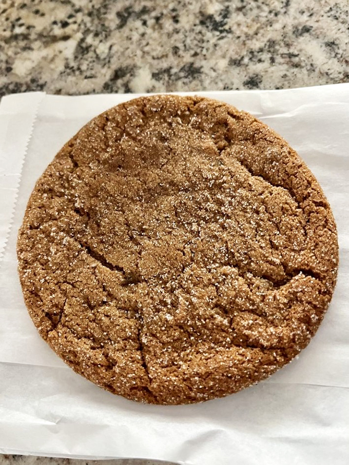 This ginger cookie doesn't just sparkle—it snaps, crackles, and convinces you that all other cookies have been holding back.