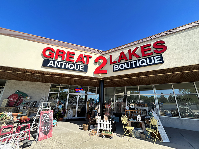 Great Lakes Antique Boutique proves treasure hunting doesn't require a metal detector or deep pockets—just a curious spirit and an afternoon to spare.
