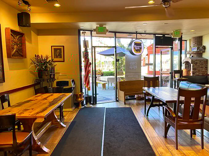 The entrance beckons like an old friend's living room, if your friend happened to make world-class fried chicken.