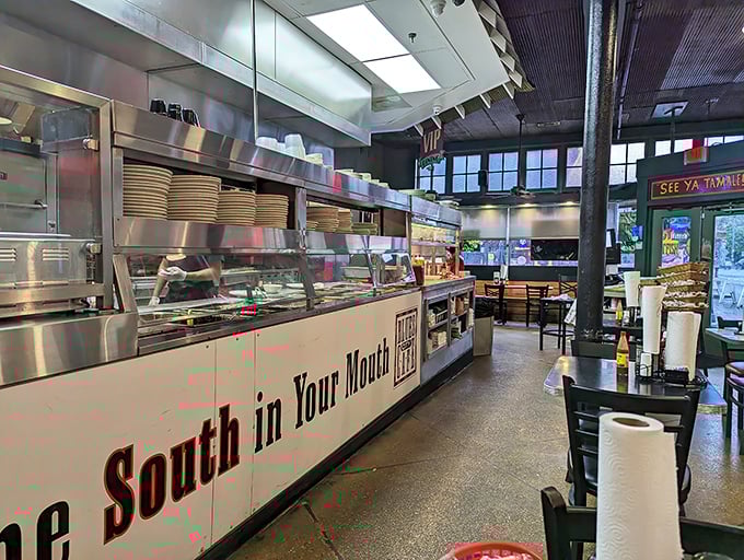"Put the South in Your Mouth" isn't just a slogan—it's a promise delivered with every plate that leaves this kitchen.