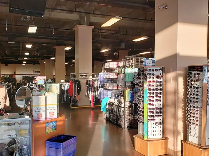The thrill of the hunt captured in one frame—shoppers navigating a sea of possibilities with the determination of explorers.