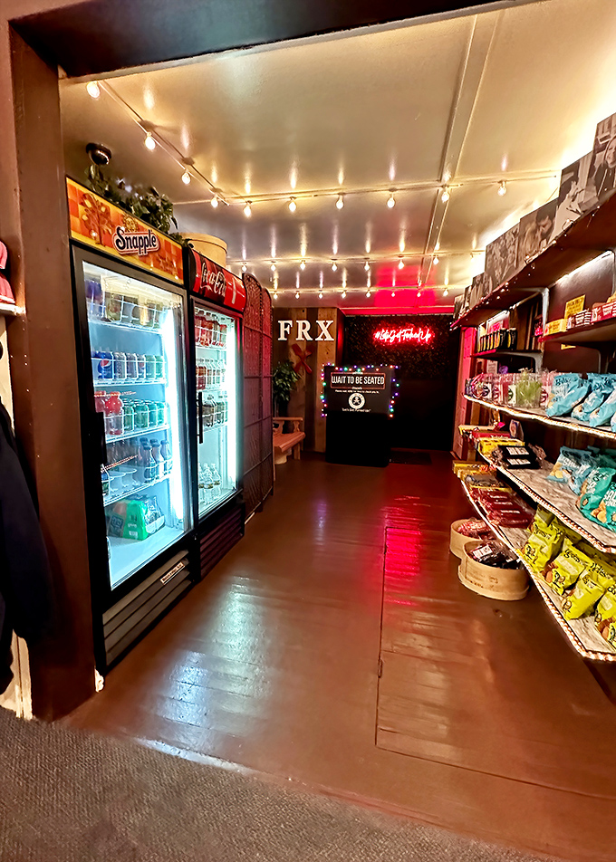 Part country store, part culinary destination. The convenience store section proves Big Mike's understands both necessities and indulgences.