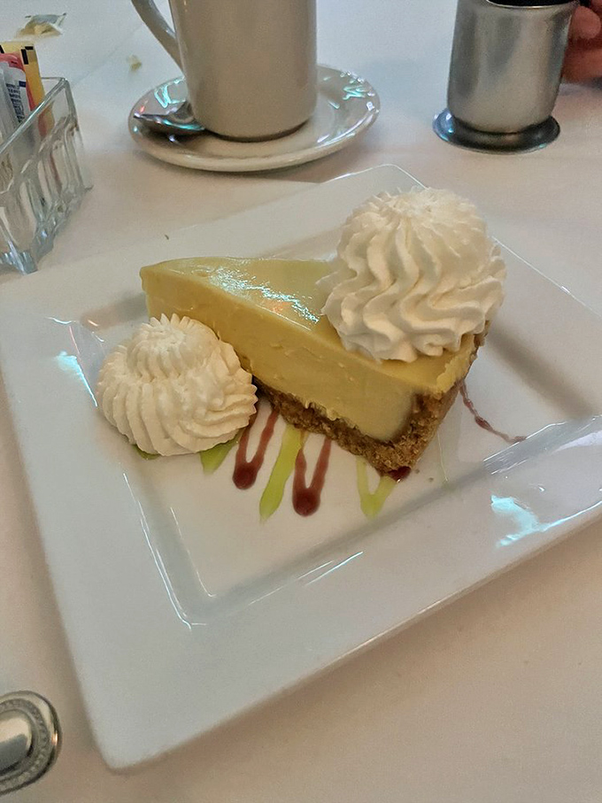 Key lime pie that strikes that magical balance between tart and sweet—the Florida dessert equivalent of finding a perfect parking spot.