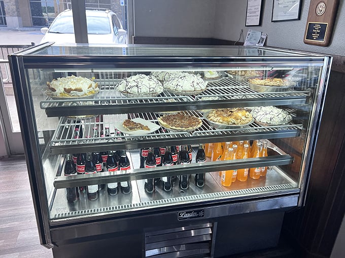 The dessert case – where willpower goes to die and your inner child throws a celebration party.