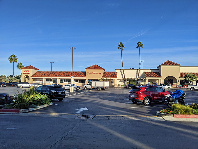 Plaza Hermosa brings Mediterranean architecture to beach life—where errands become excuses to soak up that famous Southern California sunshine.