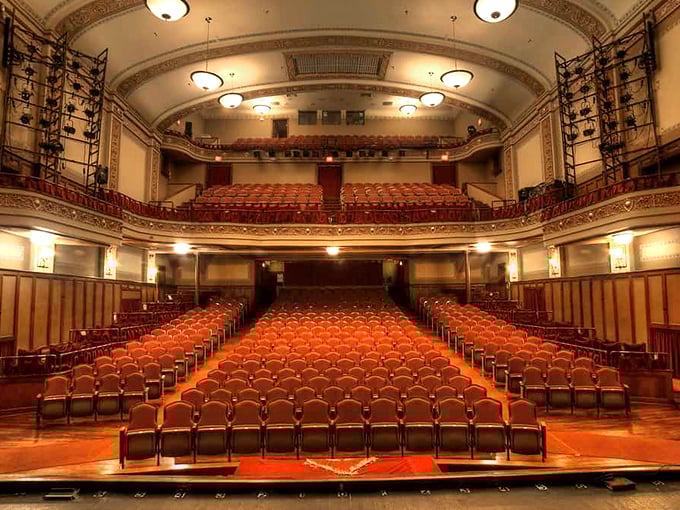 The meticulously restored Rylander Theatre doesn't just host performances—it transports audiences through a century of entertainment history with every curtain rise.