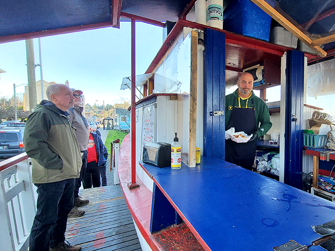 The exchange of fish for cash – a tradition as old as coastal towns themselves. The staff works with the efficiency of a well-seasoned galley crew.