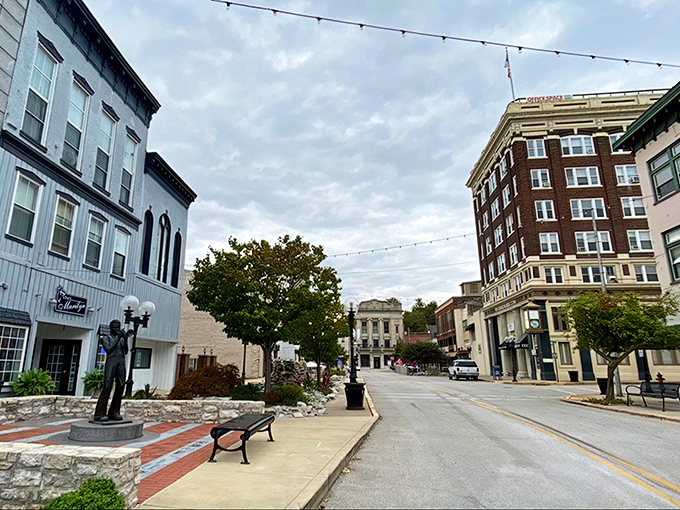 Tree-lined streets invite leisurely strolls that cost nothing but reward you with everything.