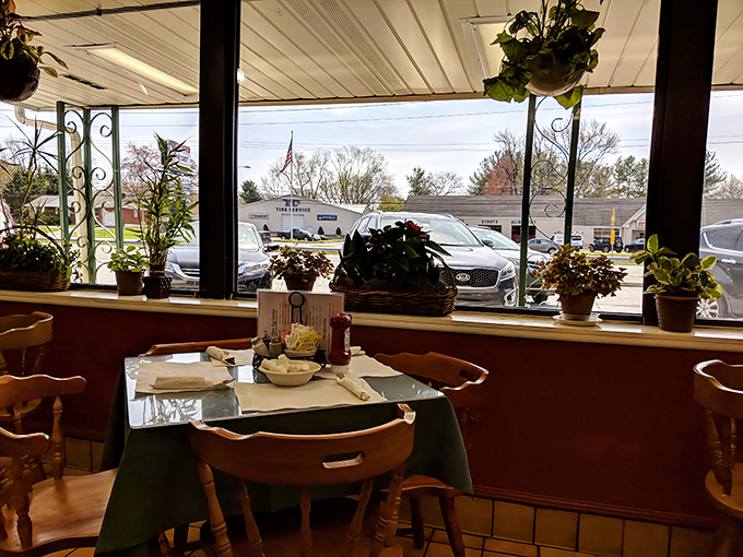 Window seats at diners are nature's television – local life unfolds outside while you contemplate a second helping of everything inside.