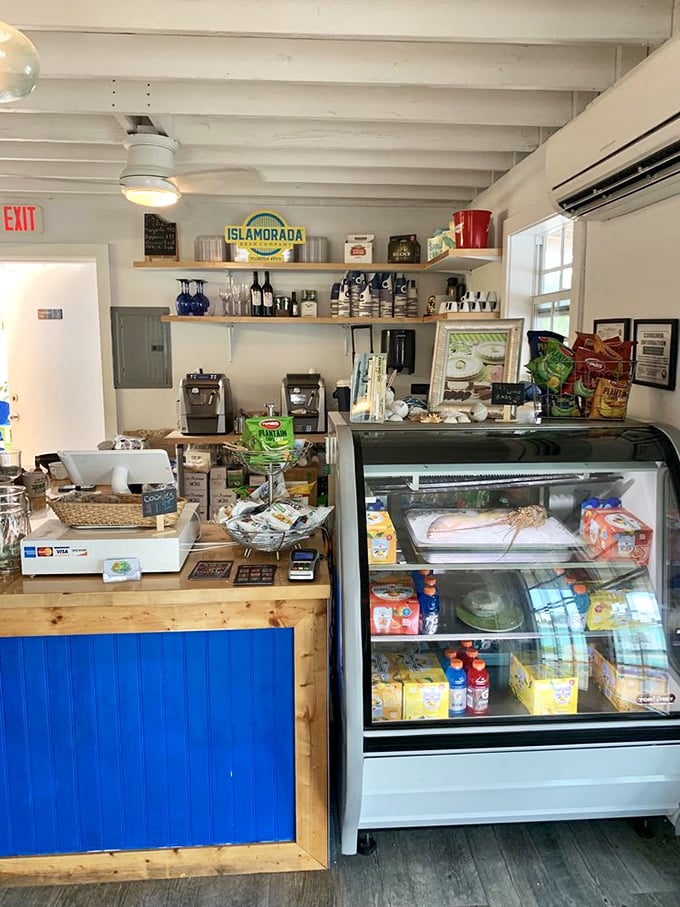 The display case isn't just storing food—it's showcasing possibilities for your taste buds' next adventure.