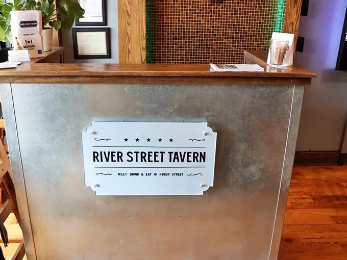 The host stand welcomes you with understated industrial chic—like the restaurant equivalent of that cool friend who never tries too hard.