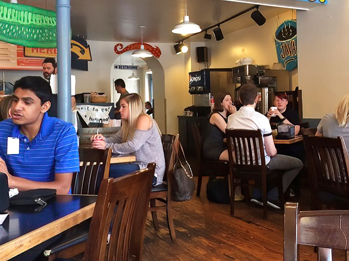 The universal language of good food brings diverse diners together under one roof. Conversations pause only for appreciative chewing.