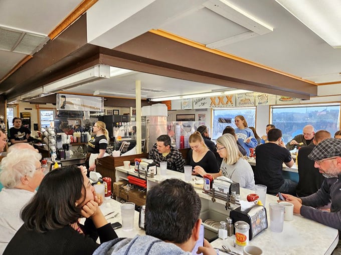 The counter at Triple XXX isn't just filled with diners—it's filled with stories, traditions, and people who understand that great food creates community.