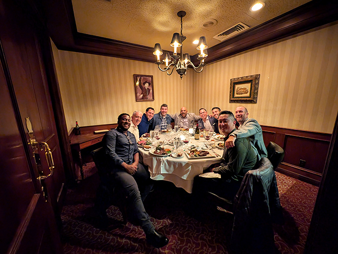 The private dining room: where business deals are sealed, birthdays celebrated, and nobody rushes you through your second Manhattan.