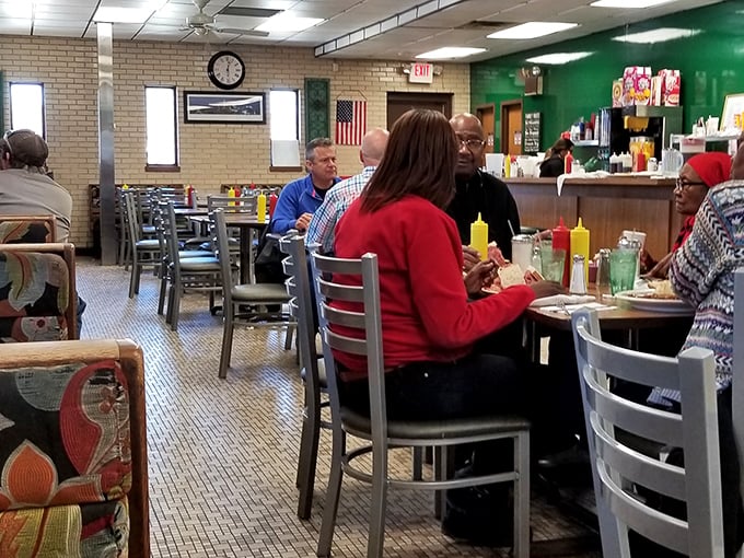 The true measure of any local institution: a dining room filled with regulars who've made this place part of their weekly ritual for decades.