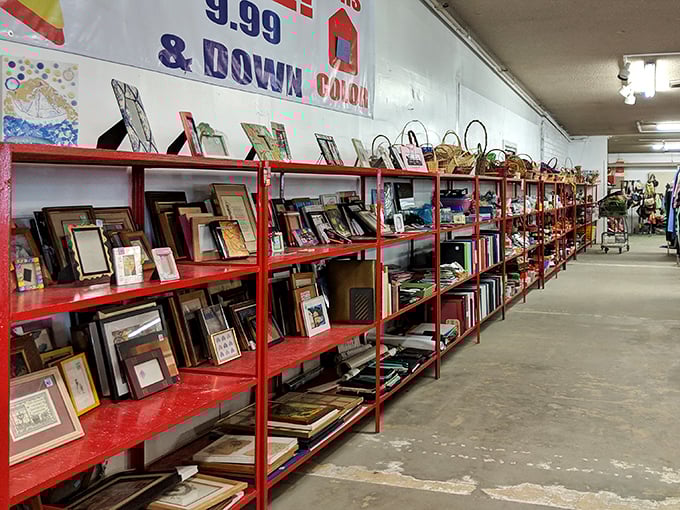 Wall art wonderland! These frames and prints await your discerning eye—because nothing says "sophisticated adult" like artwork you didn't buy at a college poster sale.