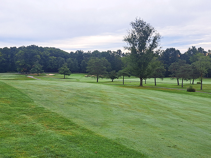 Golf where the rough is actually smooth – Punderson's championship course offers 18 holes of scenic frustration and occasional triumph.