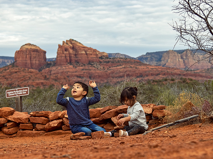 Childhood wonder in its purest form – when rocks and dirt become more entertaining than any video game ever created.