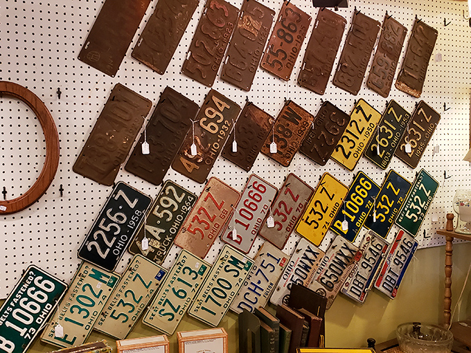 License plates that outlived the cars they rode on—a state-by-state road trip through automotive history without leaving the shop.