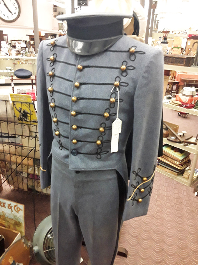 A Civil War-era uniform that's seen more history than most textbooks – authentic Americana at its finest.