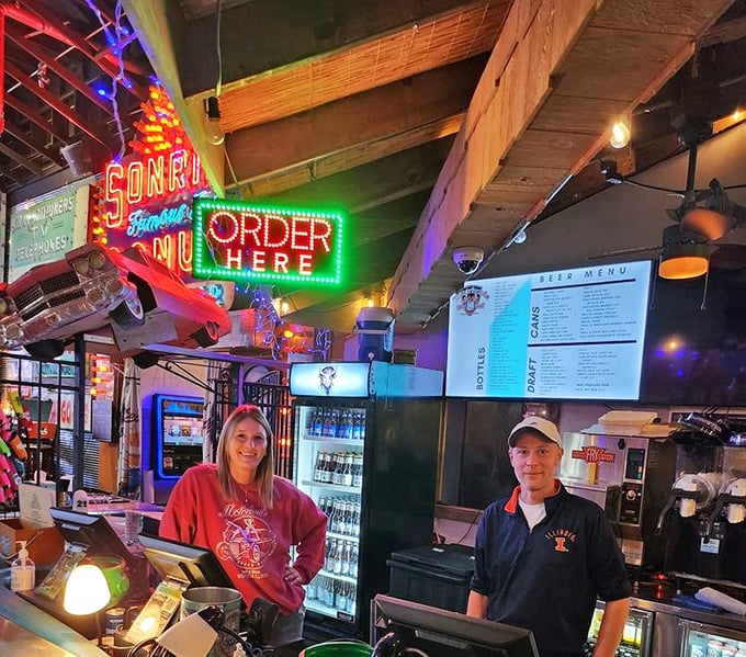 Behind every great roadside attraction are folks who keep the engines running. The heart of Motorheads beats in its friendly staff.