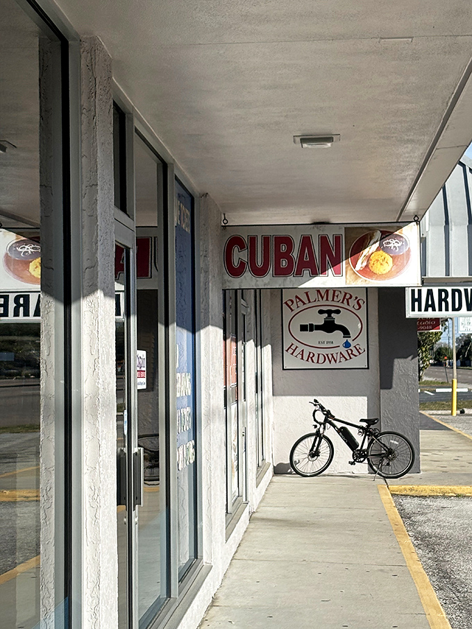The pathway to Cuban culinary paradise is paved with simple signage and the promise of authentic flavors.