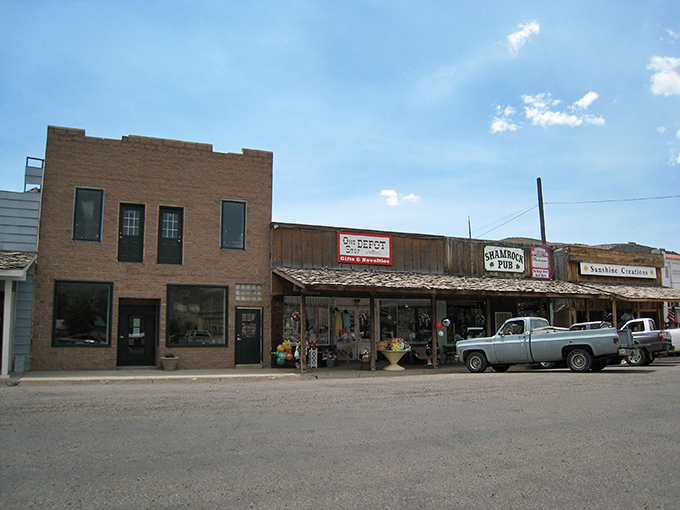 Caliente's post office might not look fancy, but in a town this small, it's the social hub and unofficial news network.