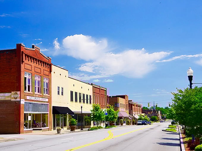 Clinton's quaint downtown feels like a movie set where the cost of living is still written with a small-town budget in mind.