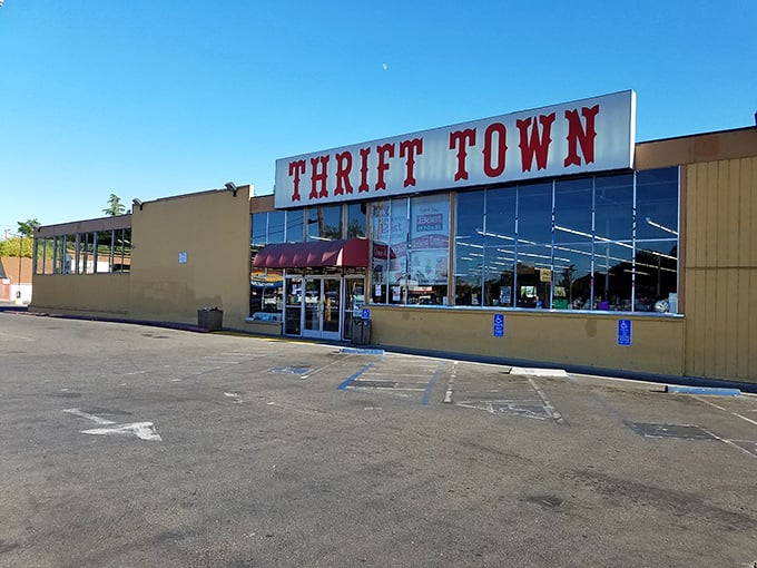 "Thrift Town" isn't just a name—it's an accurate description of this bargain metropolis where deals multiply like rabbits.